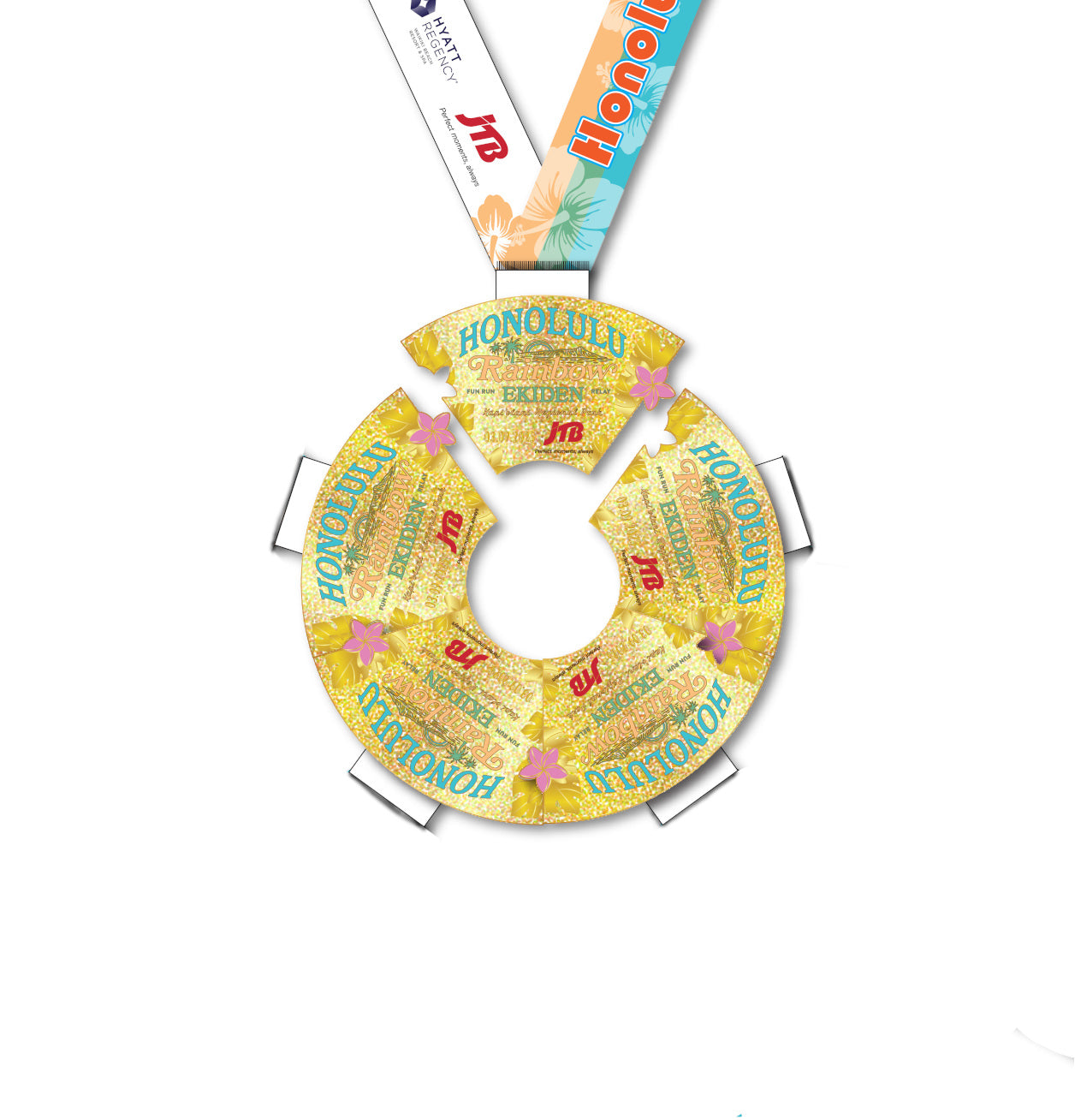 2025 Participant Medal Design Unveiled – Honolulu Rainbow Ekiden